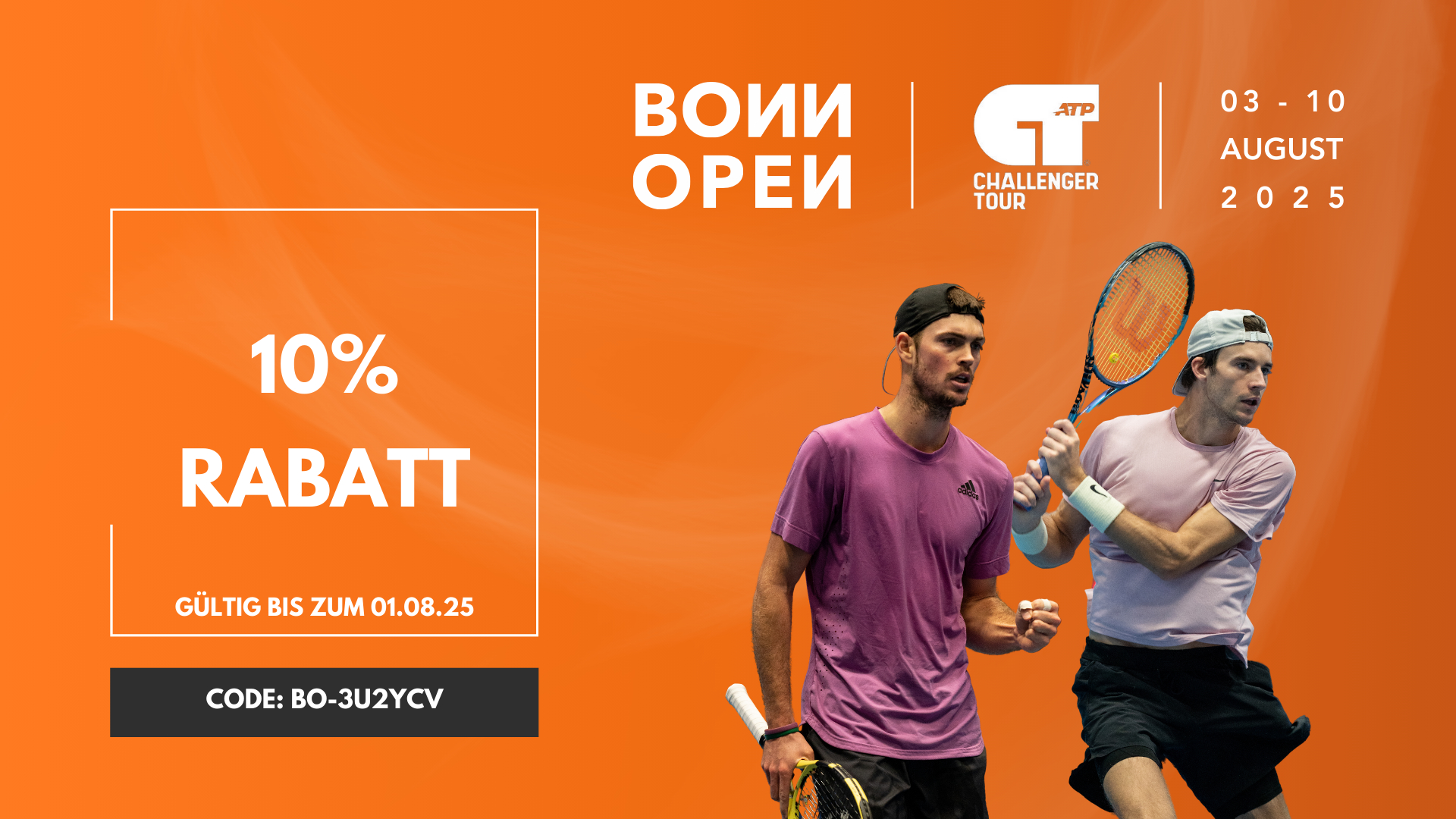 BONN OPEN 2025 - ATP Challenger Turnier - Tennis Bonn e.V.